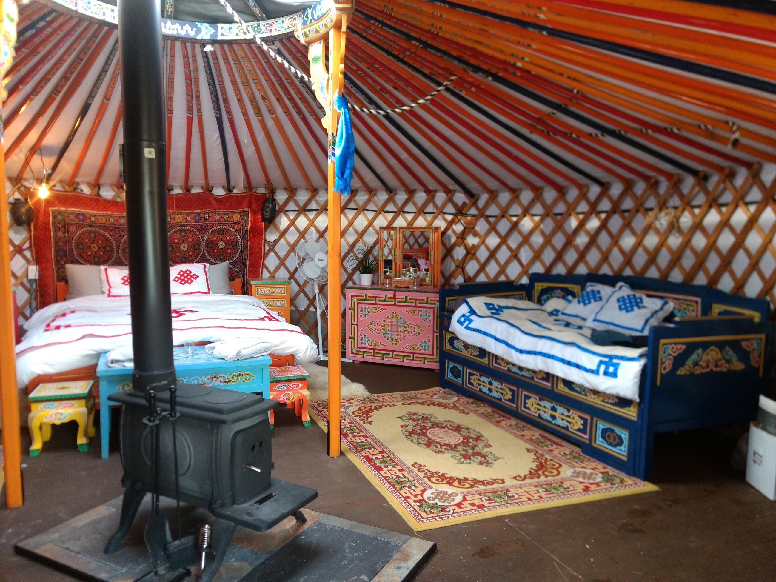 Inside a Yurt | Groovy Yurts